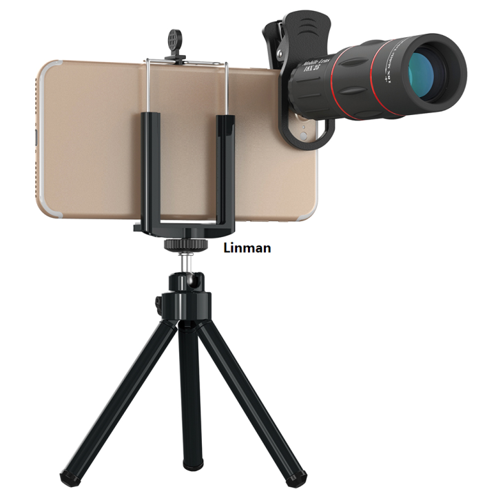 Linman APEXEL Universal 18x25 Monocular Zoom HD Optical Cell Phone ...