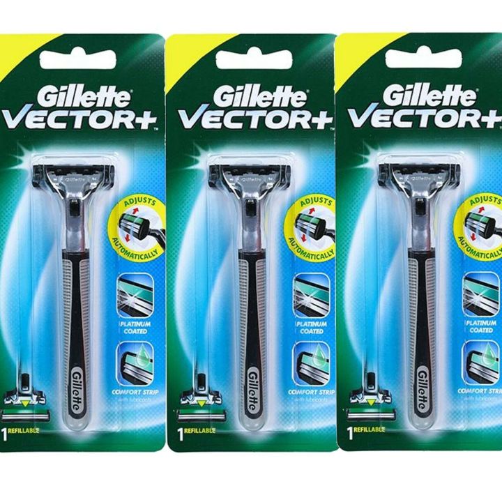 Gillette Vector +(3pcs) | Daraz.com.np