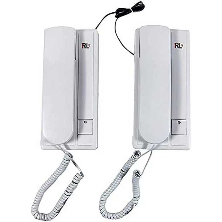 2-Set Cell Powered RL Audio Door Phone Intercom | Daraz.com.np