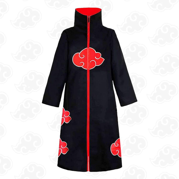Naruto Anime Akatsuki Cloak Cosplay Dress Uchiha Itachi Pain Nagato ...
