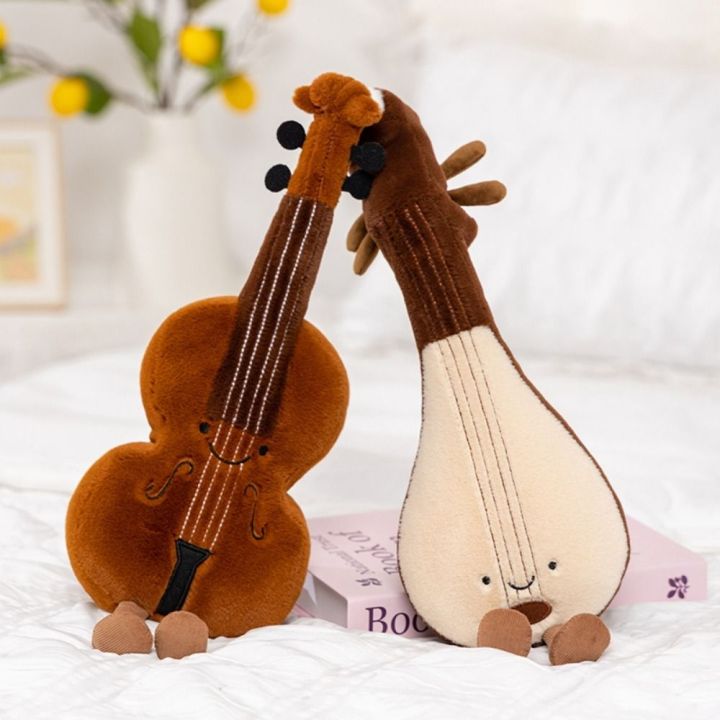 Instrument Theme Cute Musical Plush Toys Pipa Tuning Fork 30/38cm ...