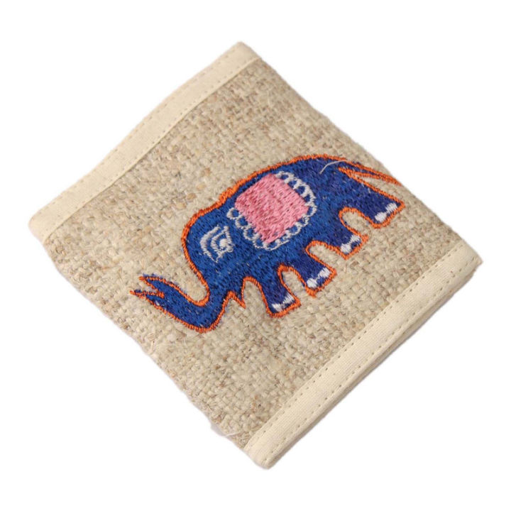 Hemp Wallet Elephant Print For Men | Daraz.com.np
