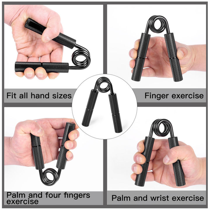 Wrist Apparatus Workout 350LB-50LB Metal Handle Enhancer Finger Grip ...