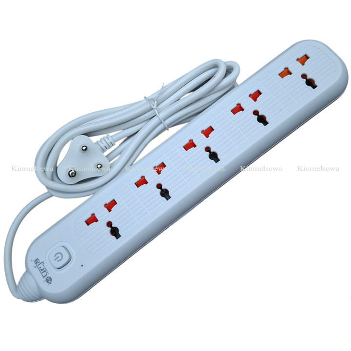 Urja 5-Port Power Strip Extension Cord – Universal Multiplug Socket ...
