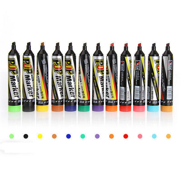 Genvana 6mm diagonal fill marker pen for school use | Daraz.com.np