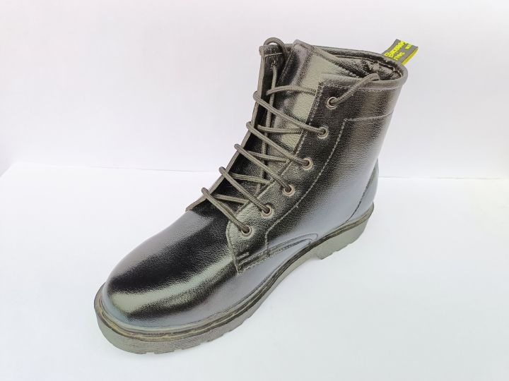 Black Leather Boot Martin For Boys With Classic Quality | Daraz.com.np