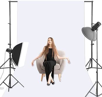 Backdrop Photo Studio Photography Background Parda White | Daraz.com.np