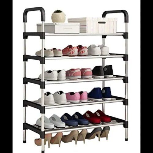 Stainless Steel Foldable Shoe Rack 5 Layer Size | Daraz.com.np