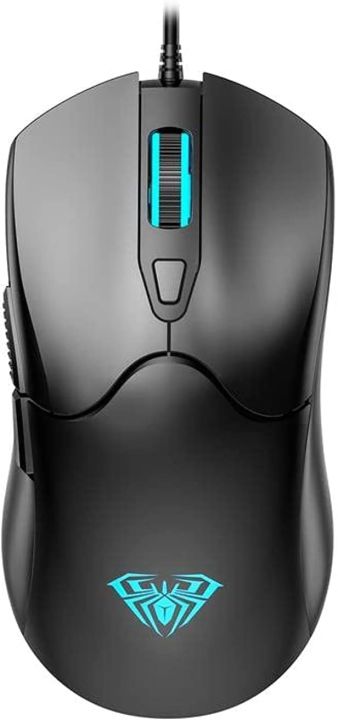 AULA S13 Wired Gaming Mouse, Professional Office Mouse, 6 Button 3600DPI Backlight Mouse For ...