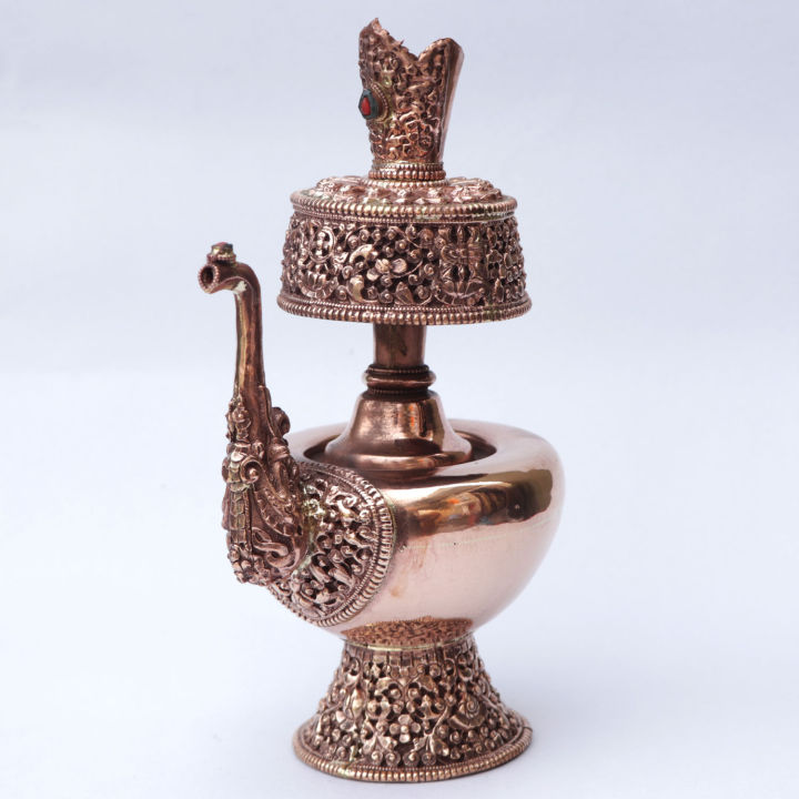 13 Inches Pure Copper Tama Traditional Bhumba, Buddhist Ritual, Puja ...