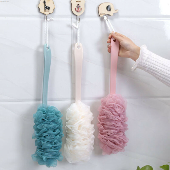 NEW Uonevic Sponge cleaner wash handle hanging shower net re】 43CBabyFa ...