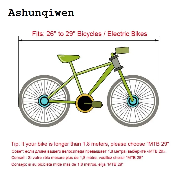 Ashunqiwen bike cover JIBOO Fashion Elastic Bike Cover Smooth Stretch ...