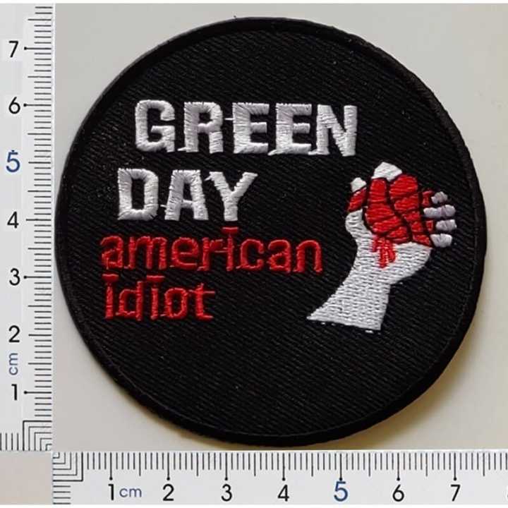 Iron Patch Green Day American Idiot For Clothes No Sew Good Quality ...