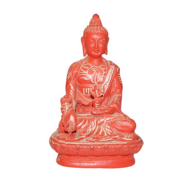 Orange Buddha Statue - 4 " | Daraz.com.np