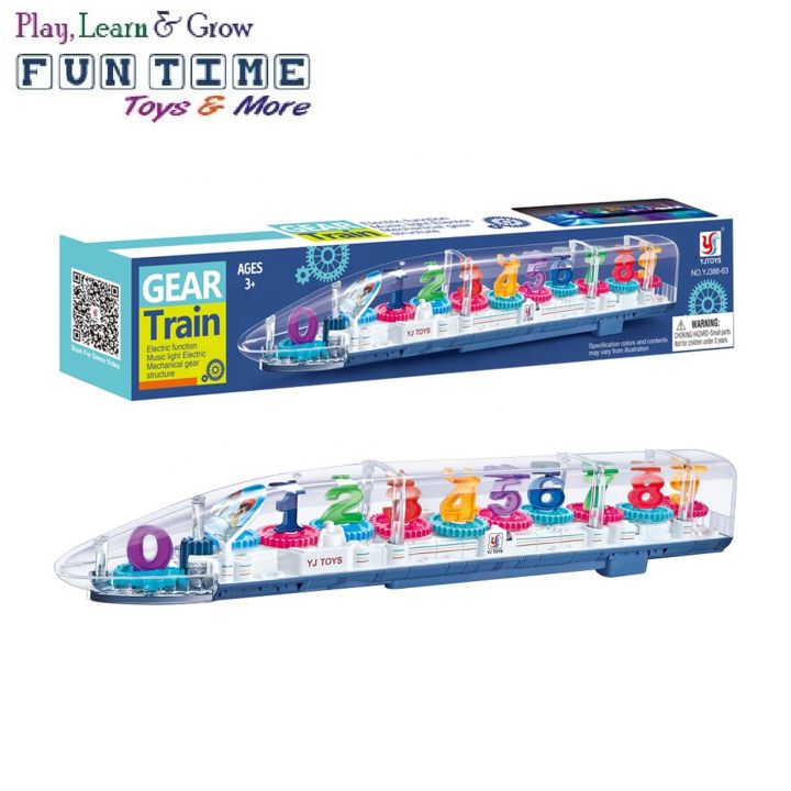 Transparent Toy Bullet Train with 3D Light, Sound | Daraz.com.np