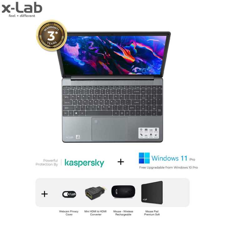 xLab x-Book Series XL-156P Laptop + Accessories + Security & Software ...