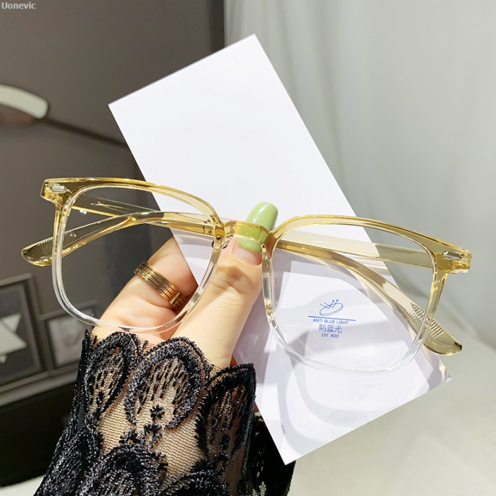 Uonevic Bright eye frame glasses female anti-blue light anti-fatigue ...