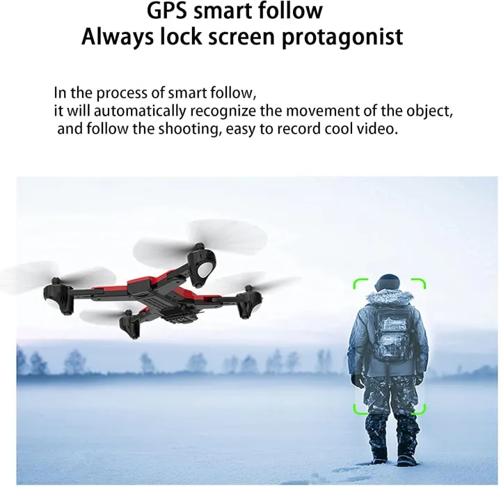 A18 WIFI FPV With 4K Wide Angle Camera Altitude Hold Mode Foldable RC ...