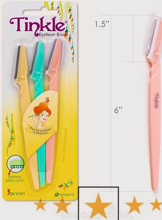 Face & Eyebrow Stainless Razors (Pack of 6) | Daraz.com.np