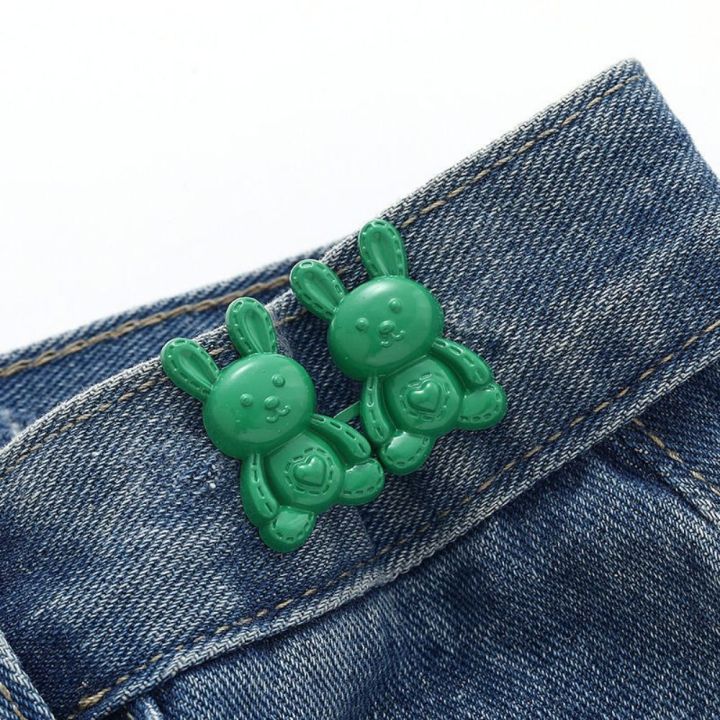 Adjustable Removable Rabbit Snaps Detachable Pant Clips Alloy No-Sewing ...