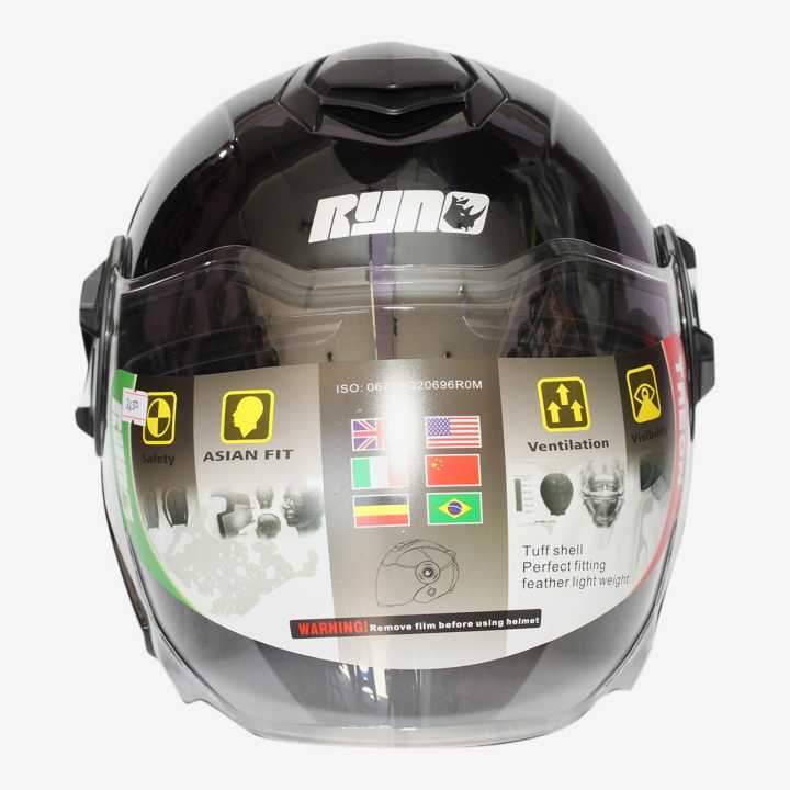 Ryno Treon Double Visor Half Helmet | Daraz.com.np