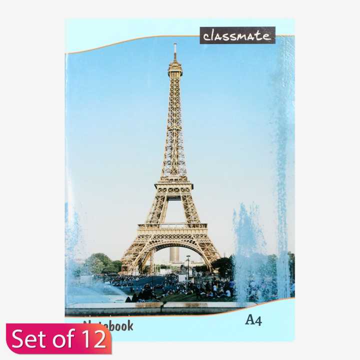 Classmate Efile Tower Printed Note Book A4 (Copy) 294X206mm Set Of 12 ...