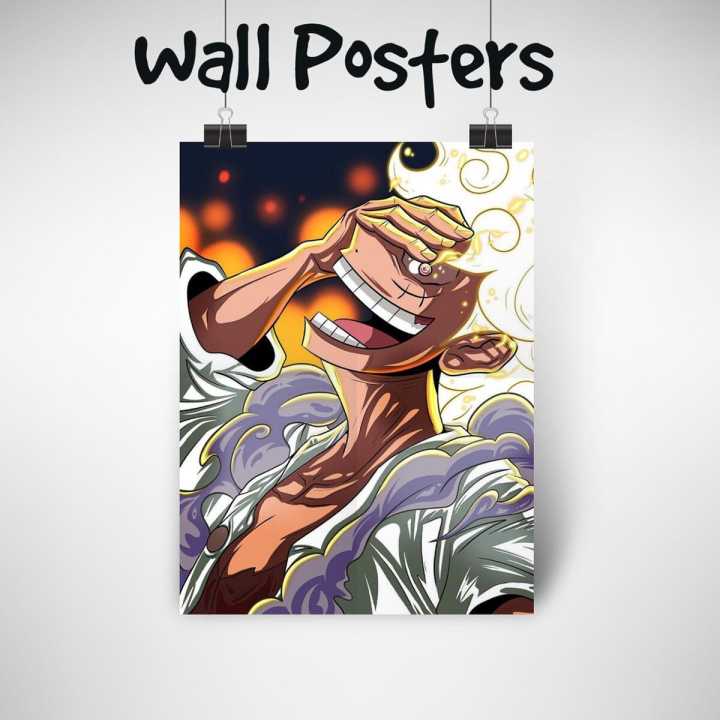 Luffy Gear 5 Laugh |Exclusive Release | Wall Posters to Decor your Room ...