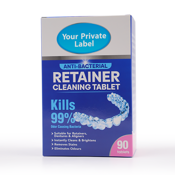 Oral Care Retainer Cleaner Tablets Under Private Label Mint Flavor ...