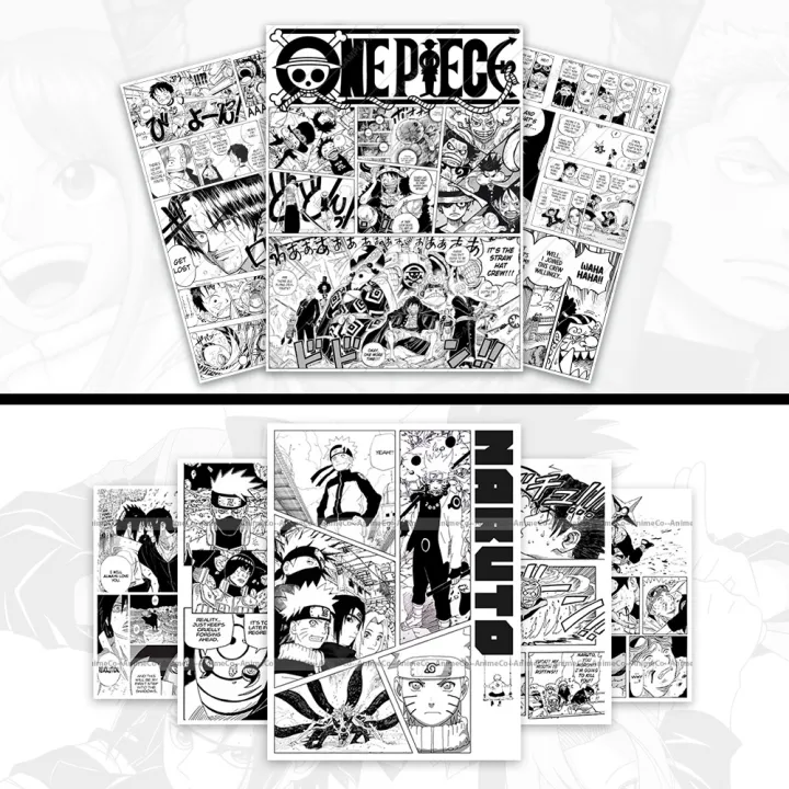 Anime Manga Posters Bigger Than A4 One Piece Naruto And Many More ...