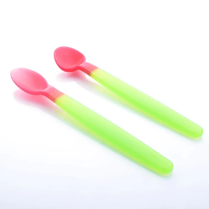 2-Pack Temperature-Sensing Baby Spoons – Temperature-Sensitive Feeding ...