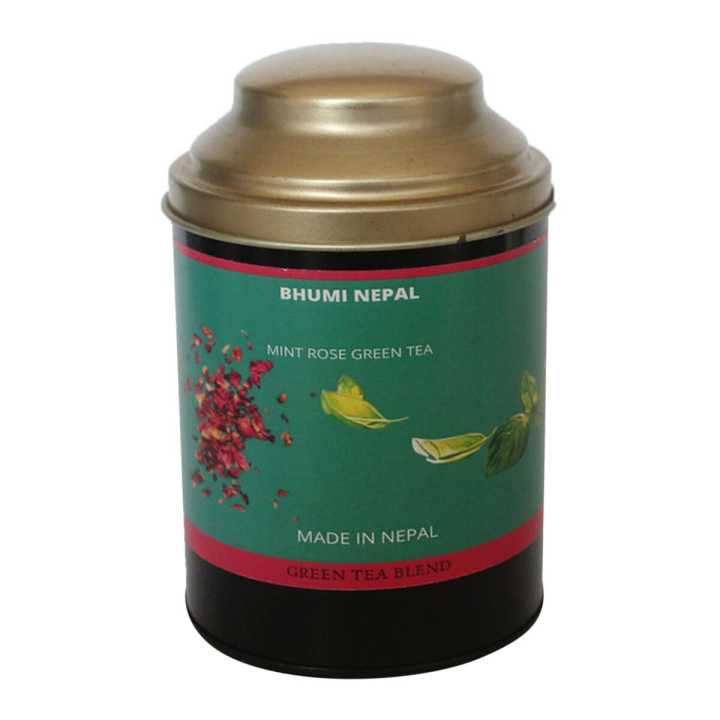 Bhumi Nepal Mint Rose Green Tea-70 g | Daraz.com.np