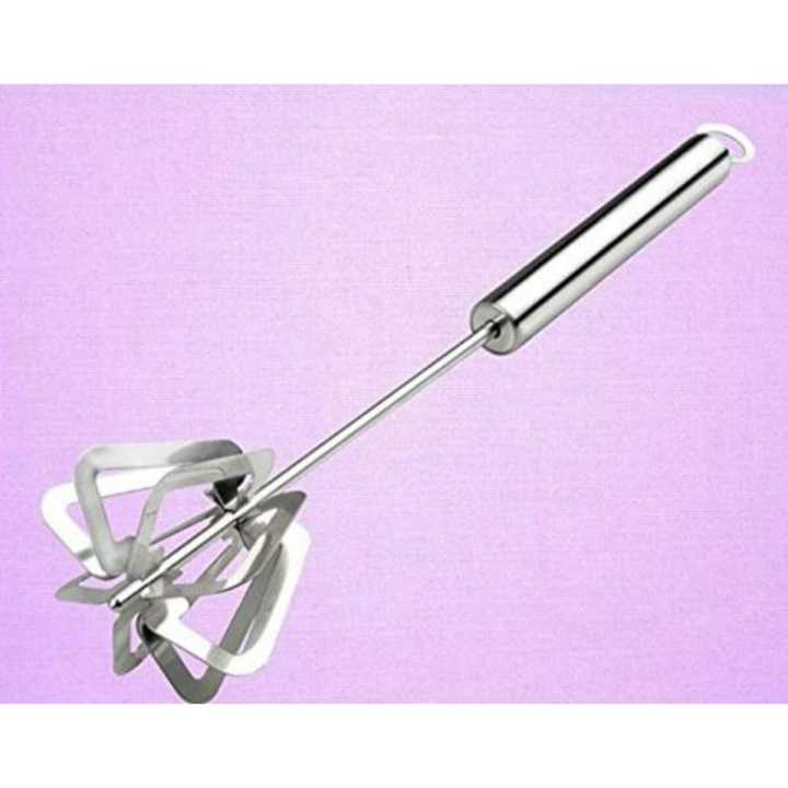 Stainless Steel Hand Pressure Rotating Blender | Daraz.com.np