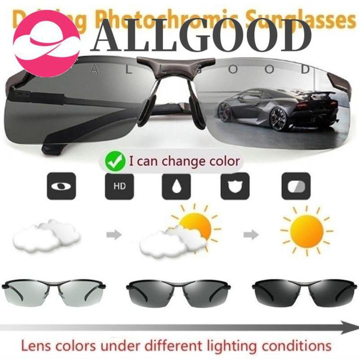 【ALLGOOD】Day Night Vision Glasses 2021 Photochromic Sunglasses Men ...