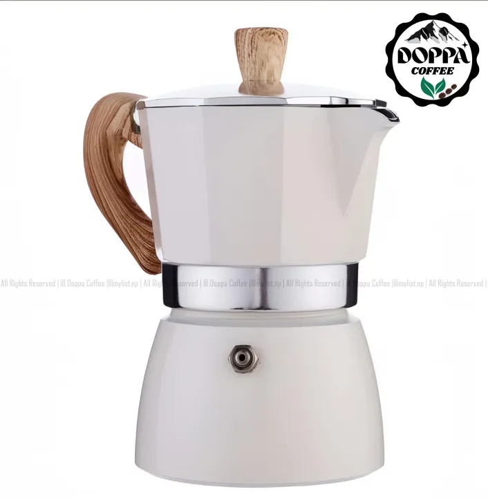 Moka Pot Coffee Maker (6 Cup), Italian Espresso Maker, mokapot ...