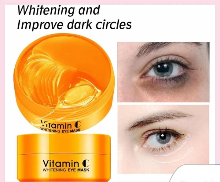 Disaar Vitamin C With Hyaluronic Acid Eye Mask For Removing Dark ...