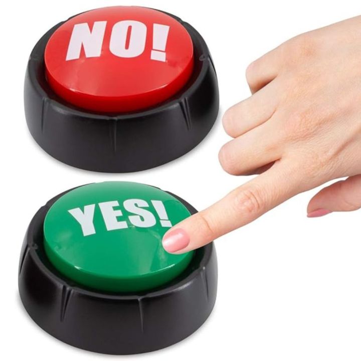 Funny Funny Interactive Yes No Button Communication Sound Prop Maybe ...