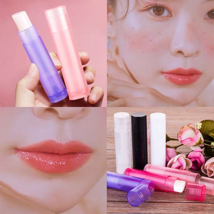 Makeup Tools Refillable Lipstick Tube Clear DIY Empty Cosmetic ...