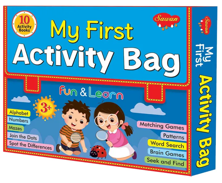 My First Activity Bag, 10 Activity Books, 3+: Sawan | Daraz.com.np