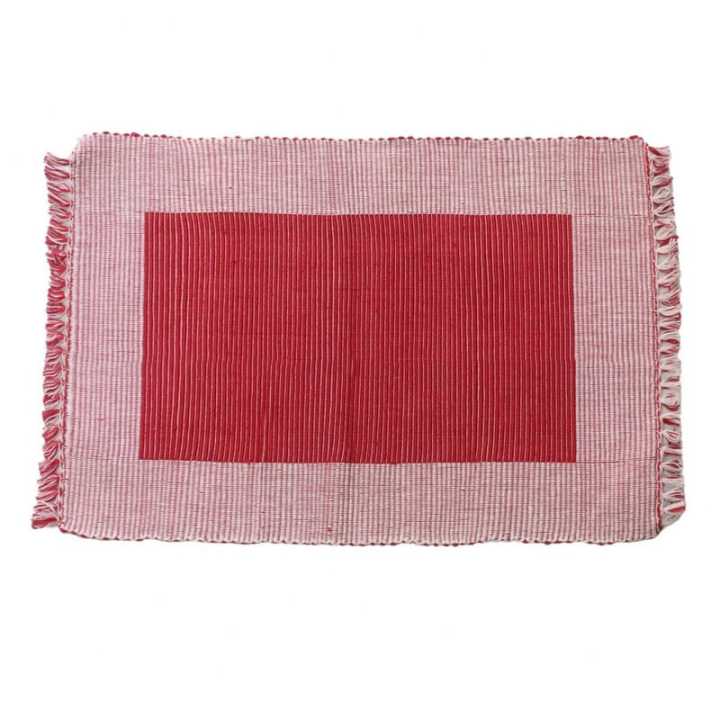 White/red Color Box Pattern Design Table Placement Mat | Daraz.com.np