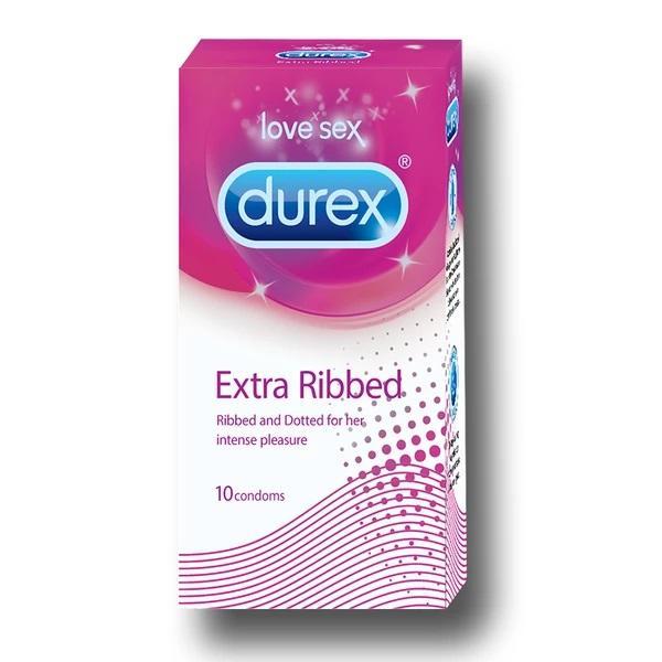 Durex Extra Ribbed 10 Pcs. | Daraz.com.np