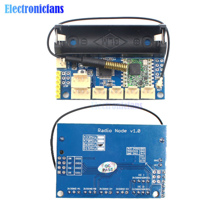 868mhz LoRa Radio Node V1.0 IOT Wireless Transmission Lora Module RFM95 SX1276 for Arduino ...