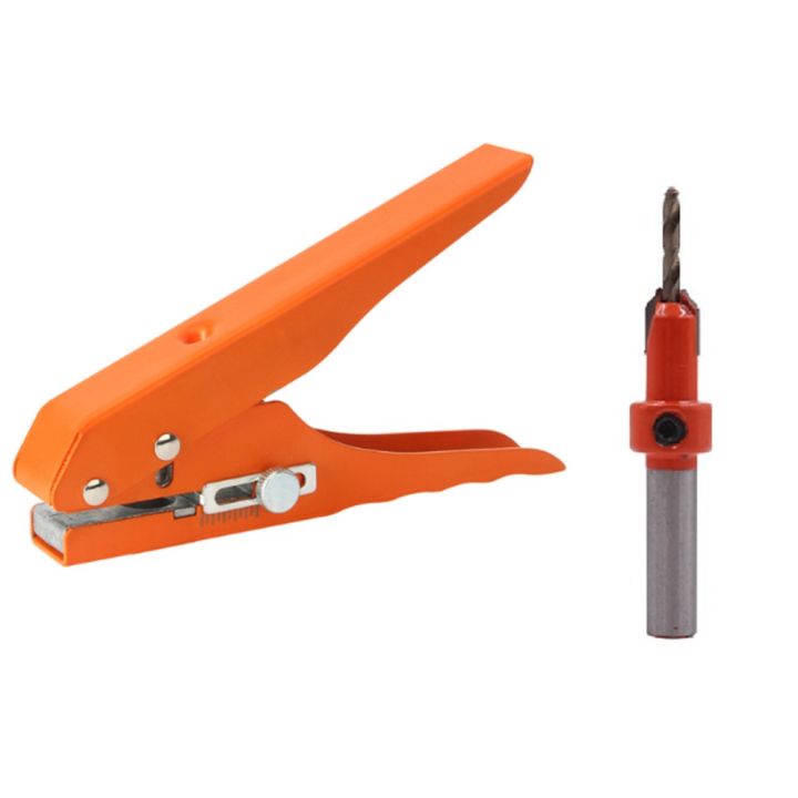 Heavy Duty Hole Punching Hand Tool Countersink Drill Bit Screw Hole Hat ...