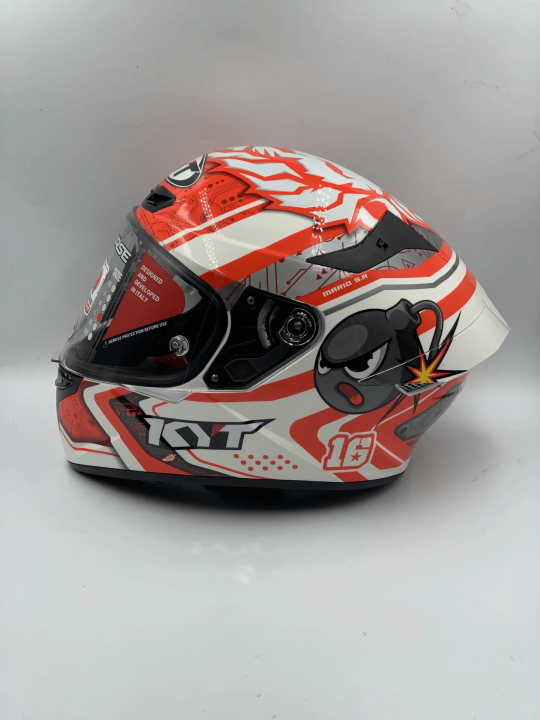 KYT TT Course Super Mario Full Face Motorcycle Helmet | Daraz.com.np