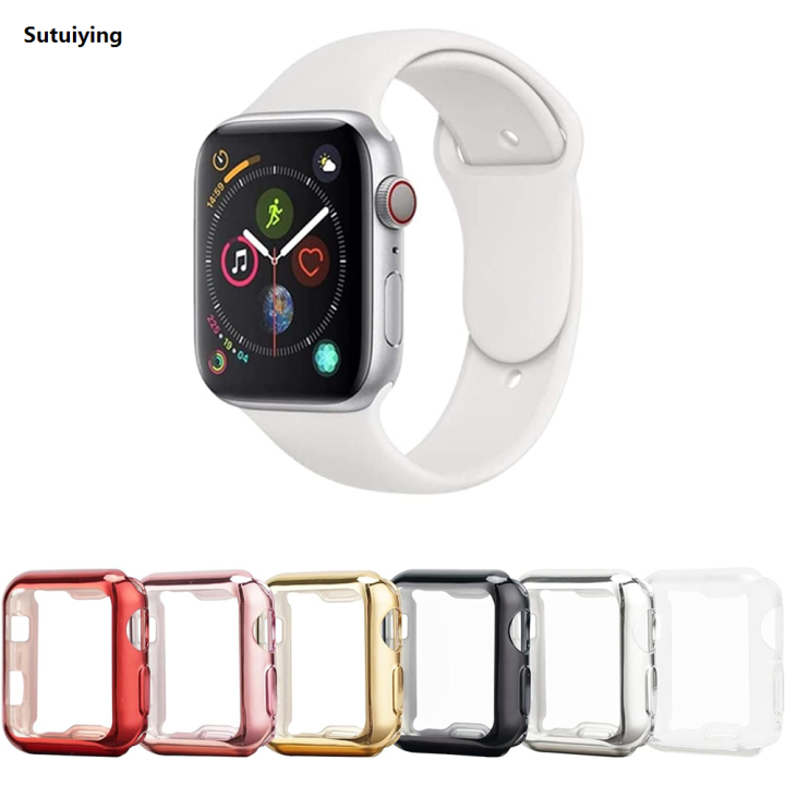 Sutuiying 6pcs/set TPU Full Cover High Definition Ultra Thin Watch Case ...