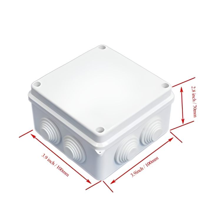 PVC Junction Box for CCTV Camera Mounting 4x4 | Daraz.com.np