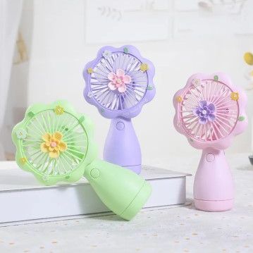 Rechargeable Cute Flower Hand Fan | Daraz.com.np