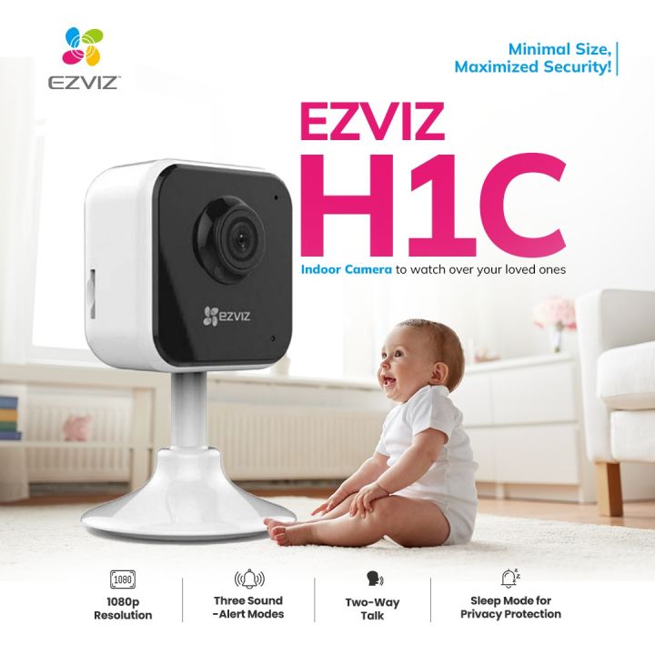 EZVIZ H1C 2MP Indoor Wireless Smart Home Camera | Daraz.com.np