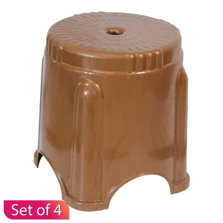 Bagmati Super Jumbo Mini Stool Set Of 4 | Daraz.com.np