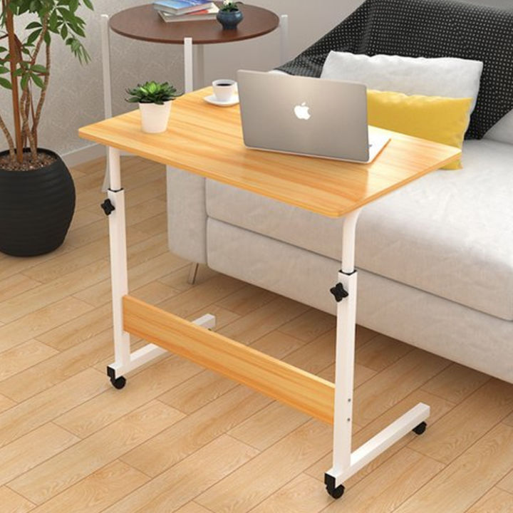 Height Adjustable Sofa Side Table with Wheels | Daraz.com.np