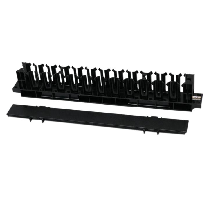 1U 12-Speed Server Cable Management Rack, 19Inch Network Rack Trunking ...